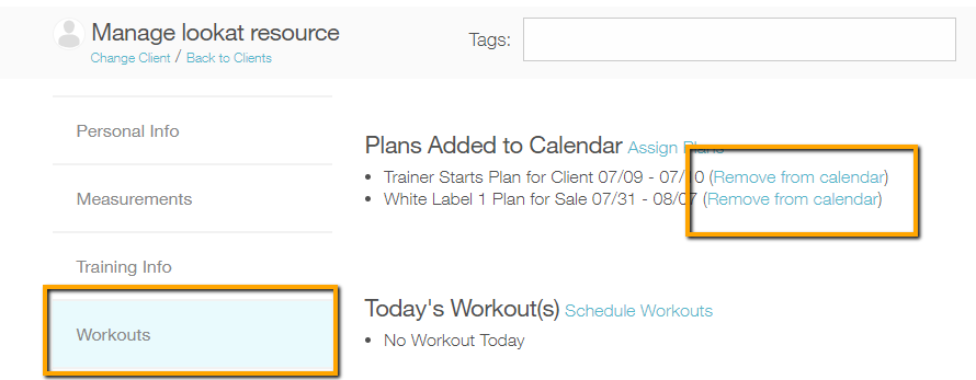 How do client workout calendars work? | Exercise.com
