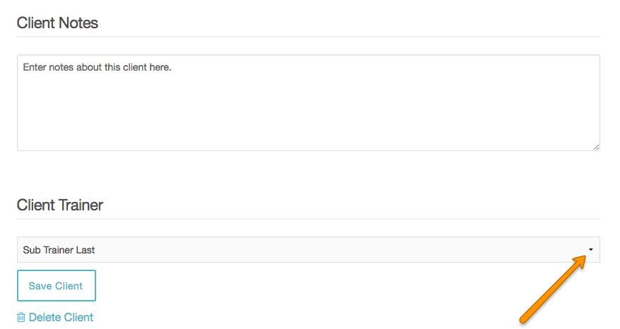 How do I assign a client to a sub-trainer? | Exercise.com