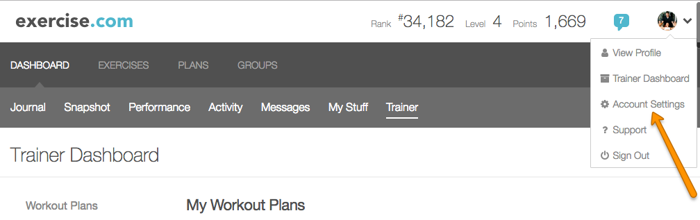 How do I enable notifications for when my client logs a workout ...