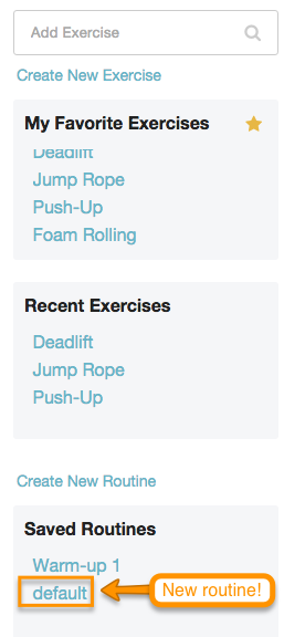 How do I save a routine in the Workout Plan Creator? | Exercise.com