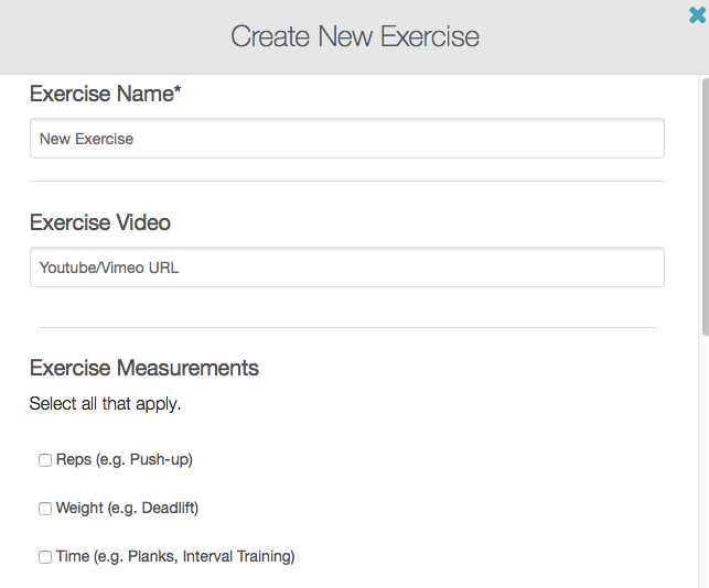 How to Create Custom Exercises | Exercise.com Knowledge Base