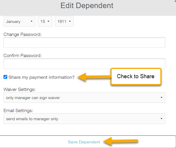 Family Sharing Overview | Exercise.com