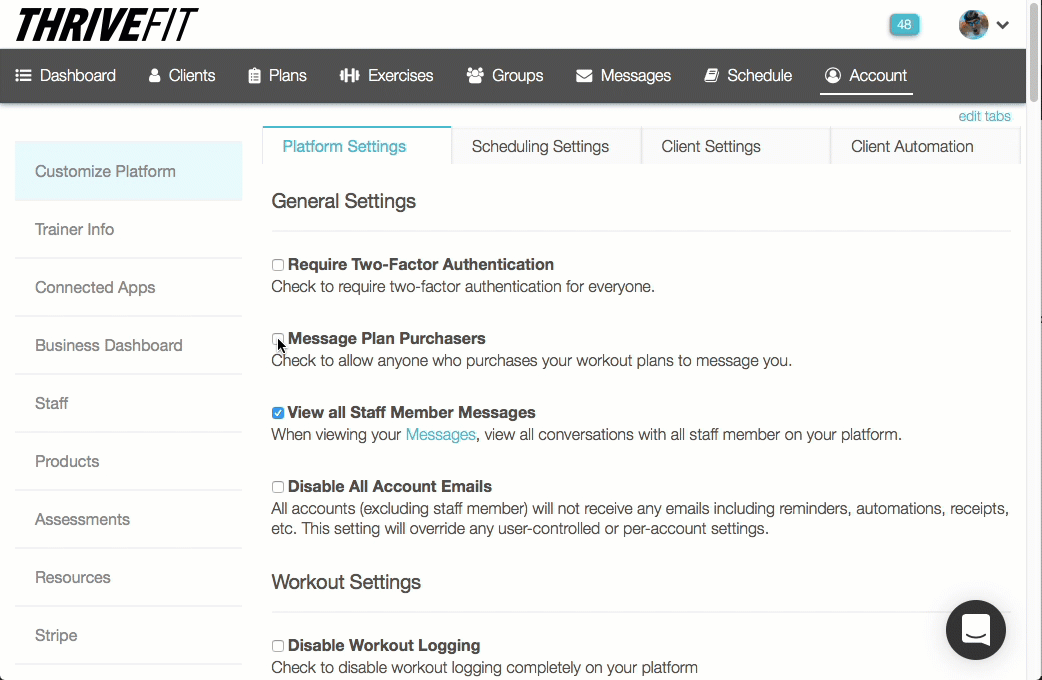 Active Users Report | Exercise.com
