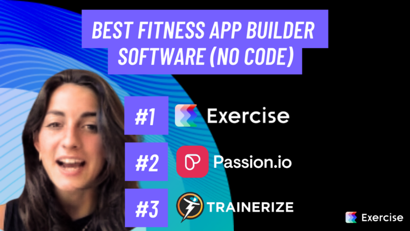 5 Best Fitness App Builder Software (No Code) in 2025 (Build Apps Without Developers) | Exercise.com