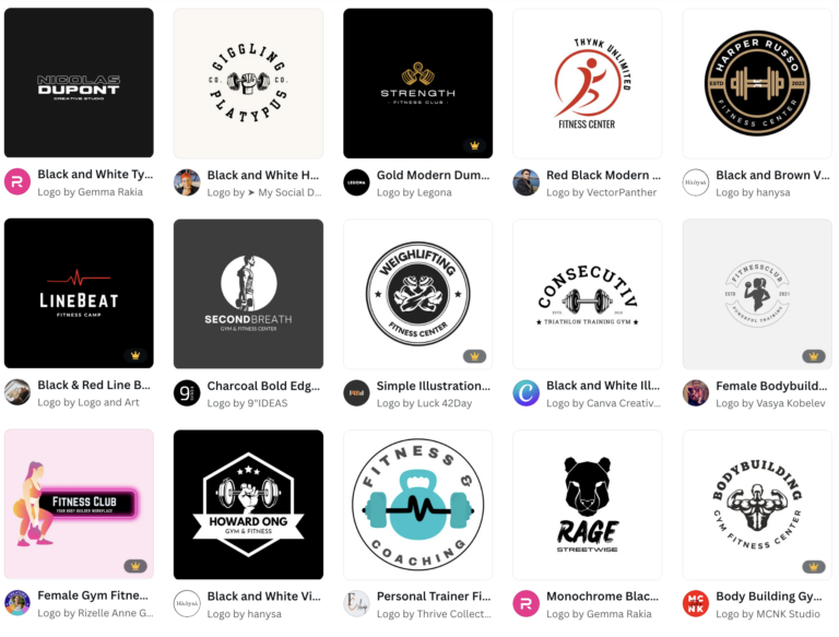 70+ Gym Logo Ideas in 2025 | Exercise.com
