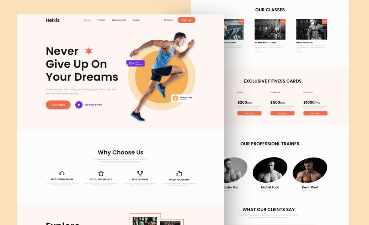 5 Best Gym Landing Page Templates in 2024 | Exercise.com