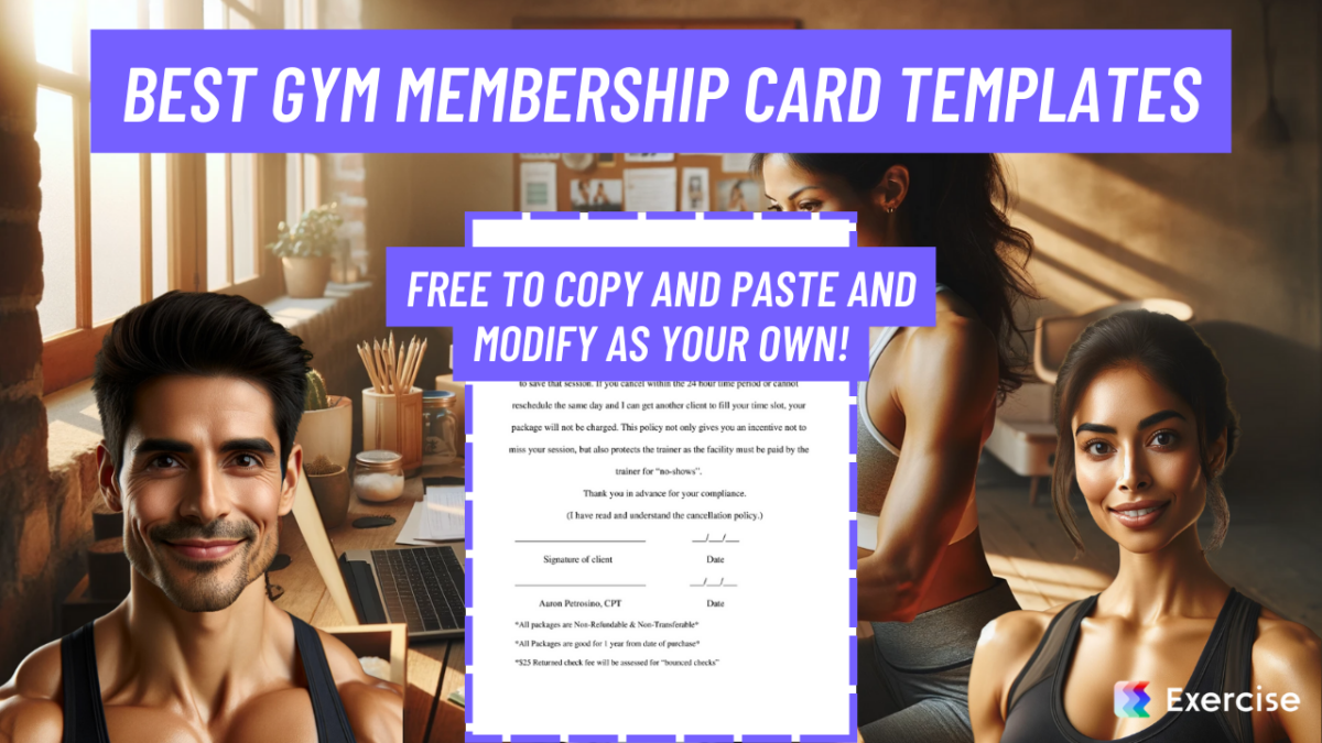 3 Best Gym Membership Card Templates in 2024 | Exercise.com