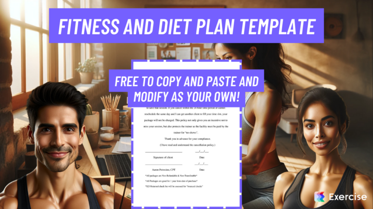 Fitness and Diet Plan Templates to Use With Clients (PDF, DOC, XLS ...