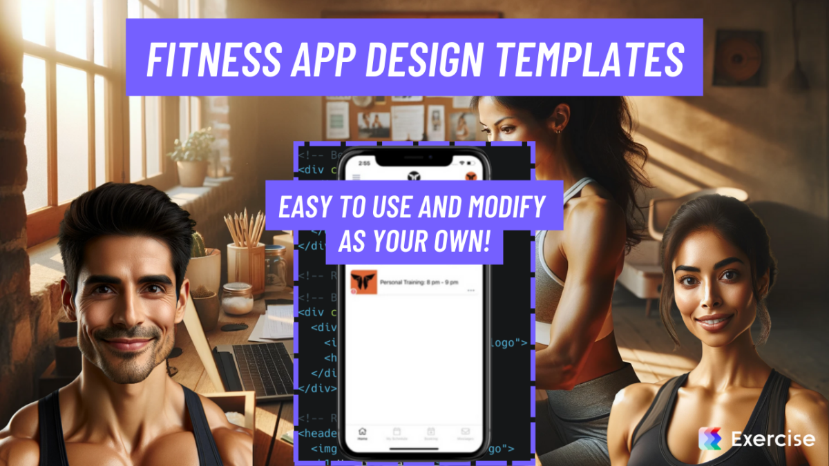 5 Best Fitness App Design Templates in 2024 | Exercise.com