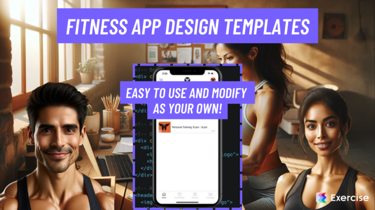 5 Best Fitness App Design Templates in 2024 | Exercise.com