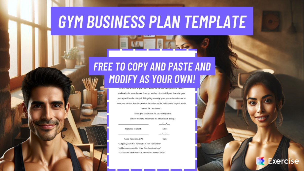 Gym Business Plan Template (PDF, DOC, XLS – FREE) | Exercise.com