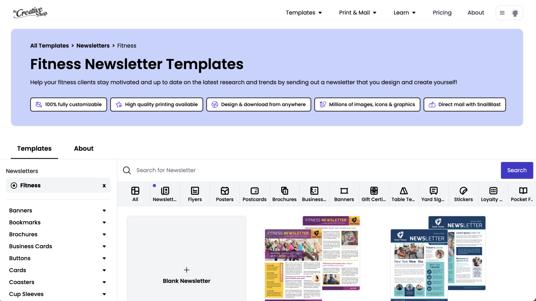 Fitness / Gym Newsletter Templates (PDF, DOC – FREE) | Exercise.com