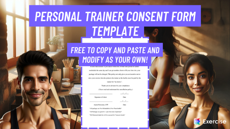 Personal Trainer Consent Form Template (FREE) | Exercise.com