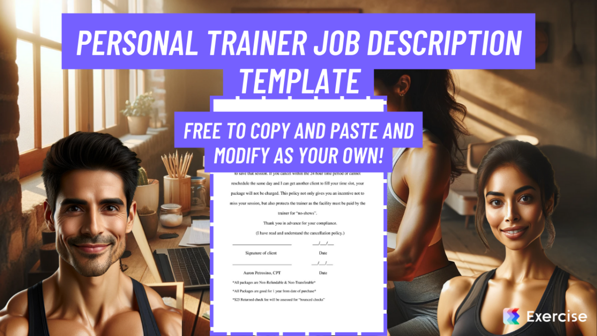 Personal Trainer Job Description Template | Exercise.com