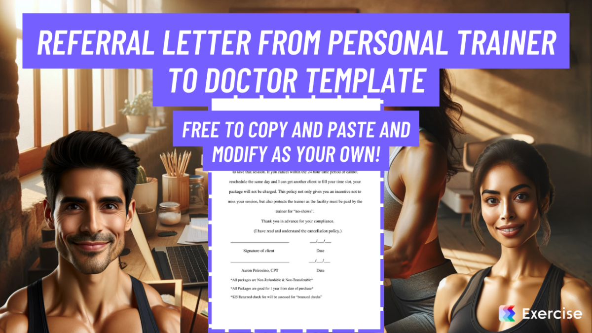 Referral Letter from Personal Trainer to Doctor Template (FREE ...