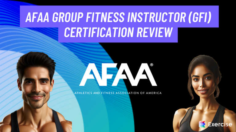AFAA Group Fitness Instructor (GFI) Certification Review (2024 ...