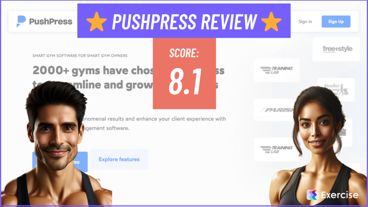 PushPress Review (⭐️ 8.1 ⭐️) for Gyms, CrossFit, + Trainers in 2025 | Exercise.com